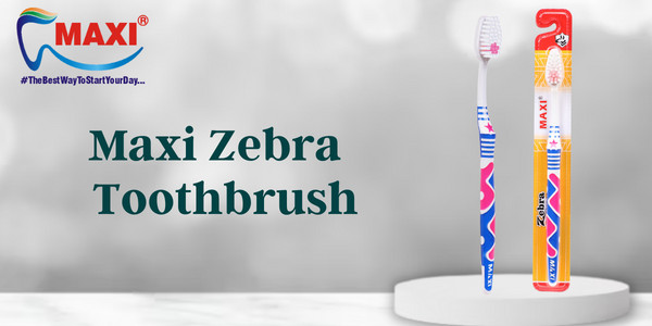 Buy MAXI Zebra Toothbrush - For Oral Hygiene & Fresh Breath, Soft ...