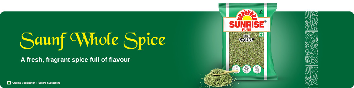 Buy Sunrise Pure Pure Saunf Whole Spice, Fennel Online at Best Price of ...