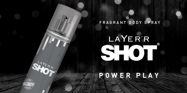 Buy Layerr Shot Body Spray - Power Play 135 ml Online at Best Price ...