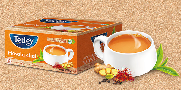 Buy Tetley Tea Bags - Masala 50 pcs Carton Online at Best Price. of Rs ...