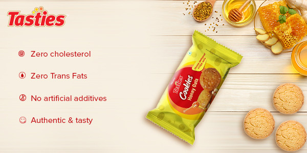 Buy Tasties Honey Oats Cookies Online at Best Price of Rs 25 - bigbasket