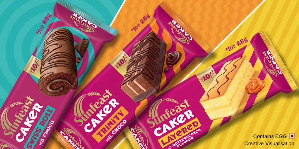 Buy Sunfeast Caker Trinity Cake - Triple Chocolate Online at Best Price ...