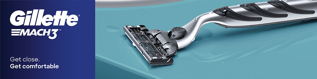 Buy Gillette Mach 3 Shaving Razor (Handle + 2 Cartridge) Online at Best ...