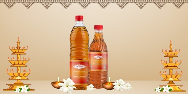 Buy Om Bhakti Pancha Deepa Oil 500 Ml Online At Best Price of Rs 110.94 ...