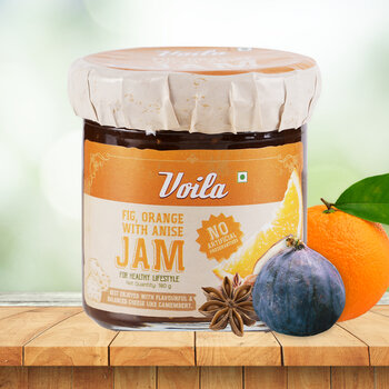 Buy VOILA Portuguese Jam - Fig, Orange & Anise, Traditionally Served ...