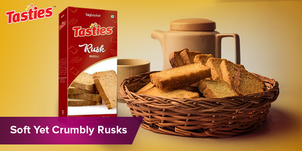 Buy Tasties Rusk Milk 200 Gm Online At Best Price of Rs 39 - bigbasket