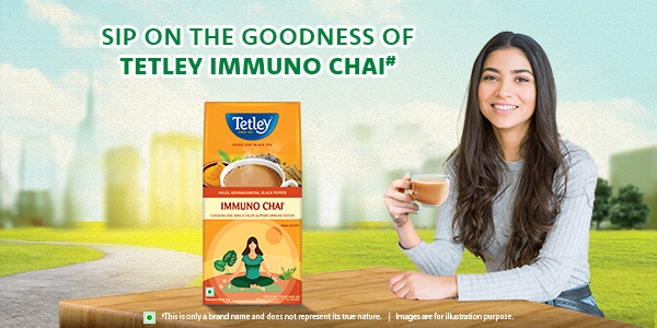 Buy Tetley Immuno Chai Flavoured Black Tea - With Zinc Online at Best Price of Rs 200 - bigbasket