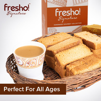 Buy Fresho Signature Cake Rusk - Plain Online at Best Price of Rs 75 ...