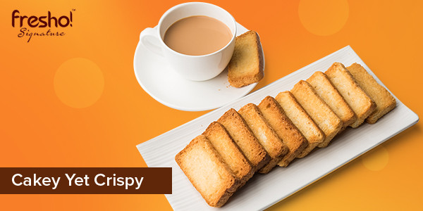 Buy Fresho Signature Cake Rusk - Plain Online at Best Price of Rs 75 ...