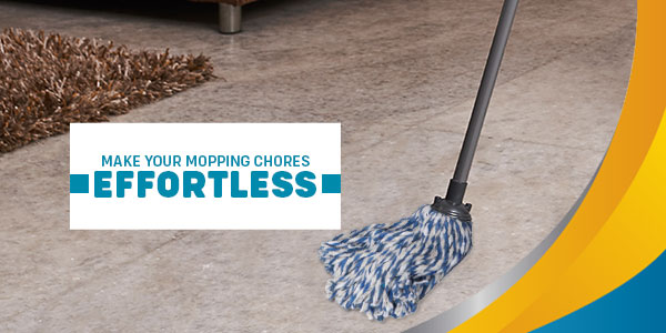 Buy Gebi Round Mop - Plastic, With Rod, Blue Online at Best Price of Rs ...