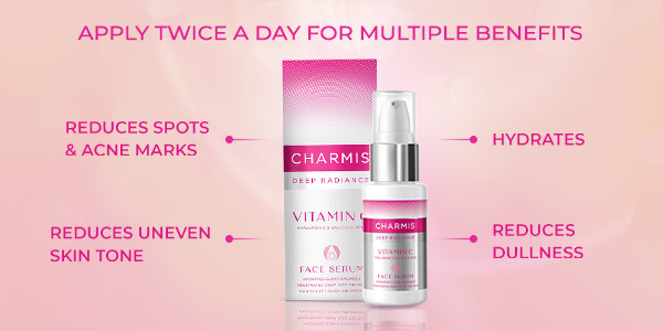 Buy Charmis Deep Radiance Face Serum - Vitamin C, Non Sticky, Quick ...