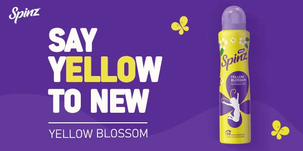 Buy Spinz Yellow Blossom Perfumed Deo - Firangipani Fragrance, Long ...