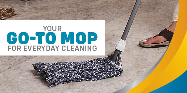 Buy Gebi Clip & Fit Cotton Floor Mop - 120 cm Online at Best Price of ...