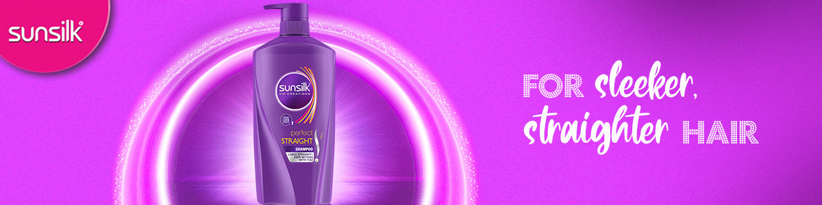 Buy Sunsilk Shampoo - Perfect Straight 650 ml Online at Best Price. of ...