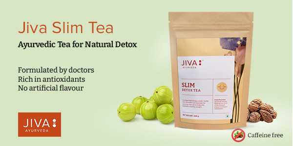Buy Jiva Ayurveda Slim Tea - Caffeine Free, Improves Digestion ...