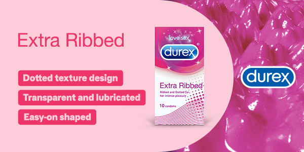 Buy Durex Extra Ribbed Condom Online at Best Price of Rs 64.02 - bigbasket