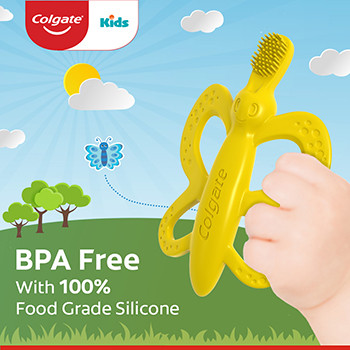 Buy Colgate Baby Toothbrush + Teether - For 0 To12 Months Online at ...