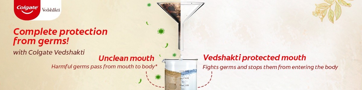 Buy Colgate Vedshakti Anti-Bacterial Toothpaste - With Neem, Clove and ...