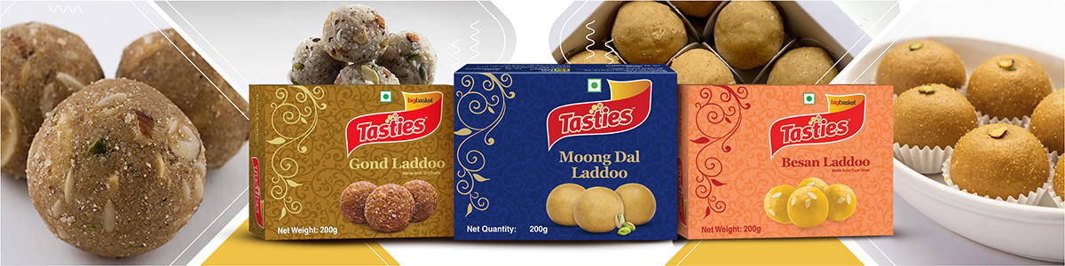 Buy Tasties Moong Dal Laddoo Online at Best Price of Rs 190 - bigbasket