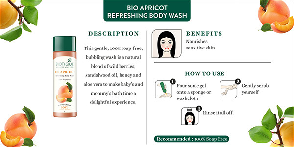 Buy Biotique Bio Apricot Refreshing Body Wash 190 Ml Online at the Best ...