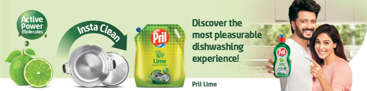 Buy Pril Dishwash Liquid Gel - Lime Online at Best Price of Rs 260 ...