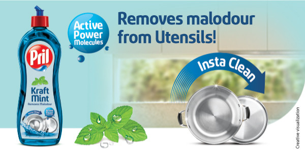 Buy Pril Dishwash Liquid Gel - Kraft Mint Online at Best Price of Rs ...