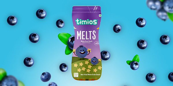 Buy Timios Melts Non-Fried Whole Grain Snack - Flavoured with Blueberry ...