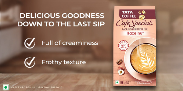 Buy Tata Coffee Cafe Specials Cafe-Style Coffee Mix - Creamy & Frothy ...