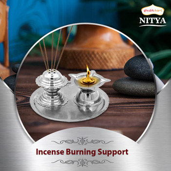 Buy Shubhkart Nitya Deepak 2 In 1 Agarbatti Stand Set - Puja Essential ...