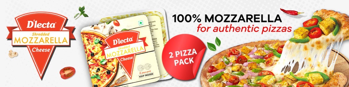 Buy D'lecta Mozzarella Cheese - Shredded Online at Best Price of Rs 83. ...