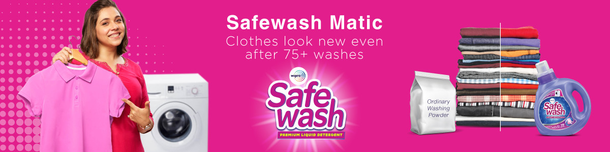 Buy Safewash Matic Top Load Liquid Detergent - 2X Stain Removal With ...