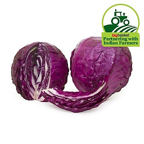 Buy Fresho Cabbage Red 500 Gm Online At Best Price of Rs 32.28 - bigbasket