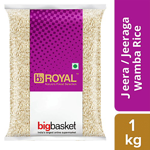 Buy Bb Royal Jeerajeeraga Samba Rice 1 Kg Pouch Online At Best Price of ...