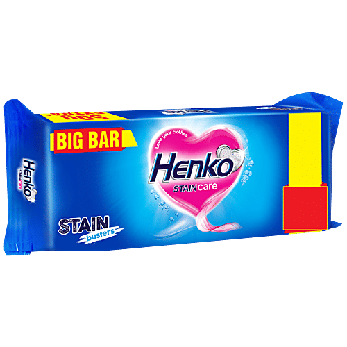 Buy Henko Detergent Bar Stain Champion 250 Gm Online At Best Price of ...