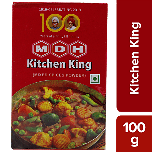 Buy Mdh Masala - Kitchen King 100 gm Carton Online at Best Price. of Rs ...
