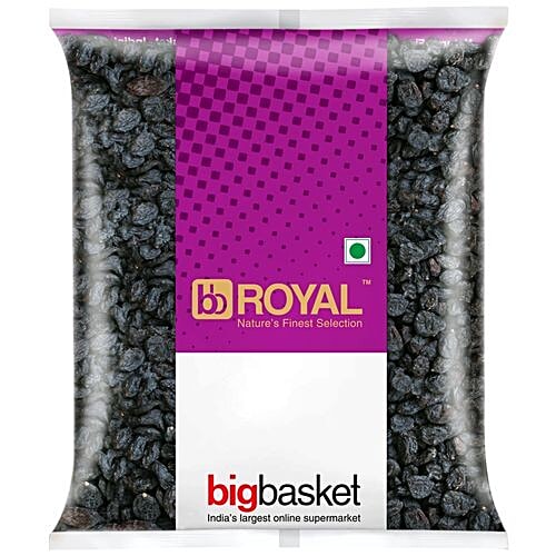 Buy bb Royal Raisins/Kishmish - Black, With Seeds 100 gm Pouch Online ...
