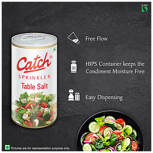 Buy Catch Table Salt - Iodized 100 gm Tin Online at Best Price. of Rs ...