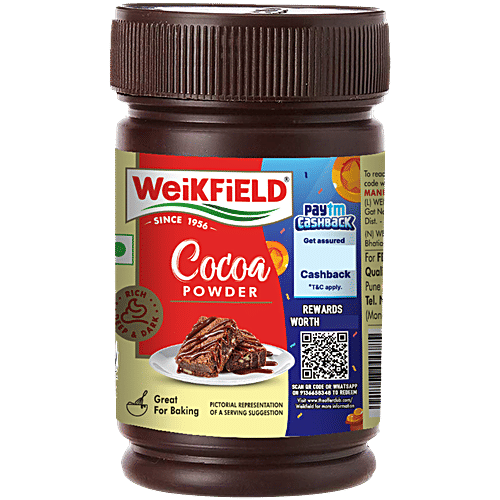 Buy Weikfield Powder - Cocoa 50 gm Box Online at Best Price. of Rs 56.4 ...