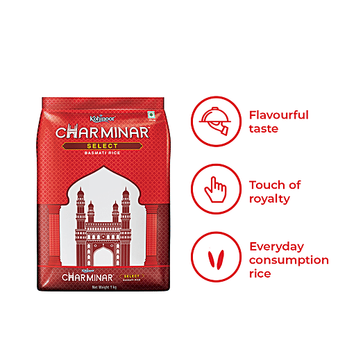 Buy Charminar Basmati Rice Select Charminar 1 Kg Online At Best Price ...