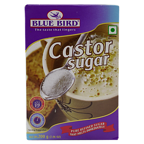 Buy Blue Bird Sugar Castor 200 Gm Carton Online at the Best Price of Rs ...