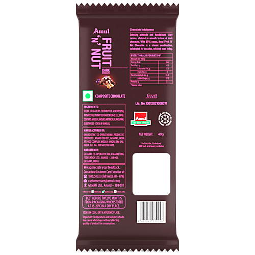 Fruit And Nut Chocolate Amul at Robert Guajardo blog