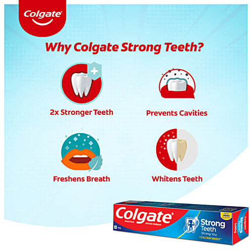 Colgate Strong Teeth : India's No.1 Toothpaste | Anticavity Toothpaste ...