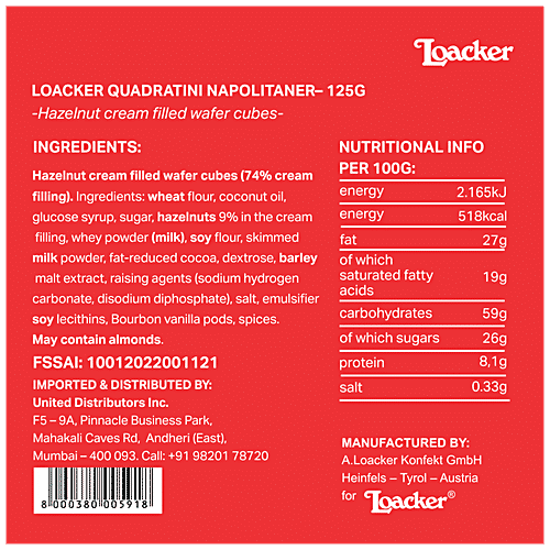 Loacker Wafer Nutrition Facts at Richard Buntin blog