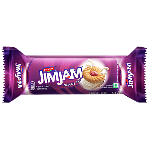 Buy Britannia Treat Jim Jam Biscuits 100 Gm Pouch Online At Best Price ...