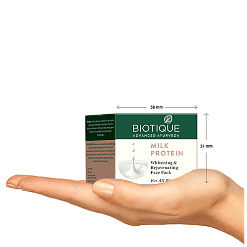 Buy Biotique Bio Milk Protein Whitening Rejuvenating Face Pack For All ...