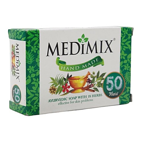 Buy Medimix Bathing Soap - Ayurvedic Classic 18 Herbs 75 gm Carton ...