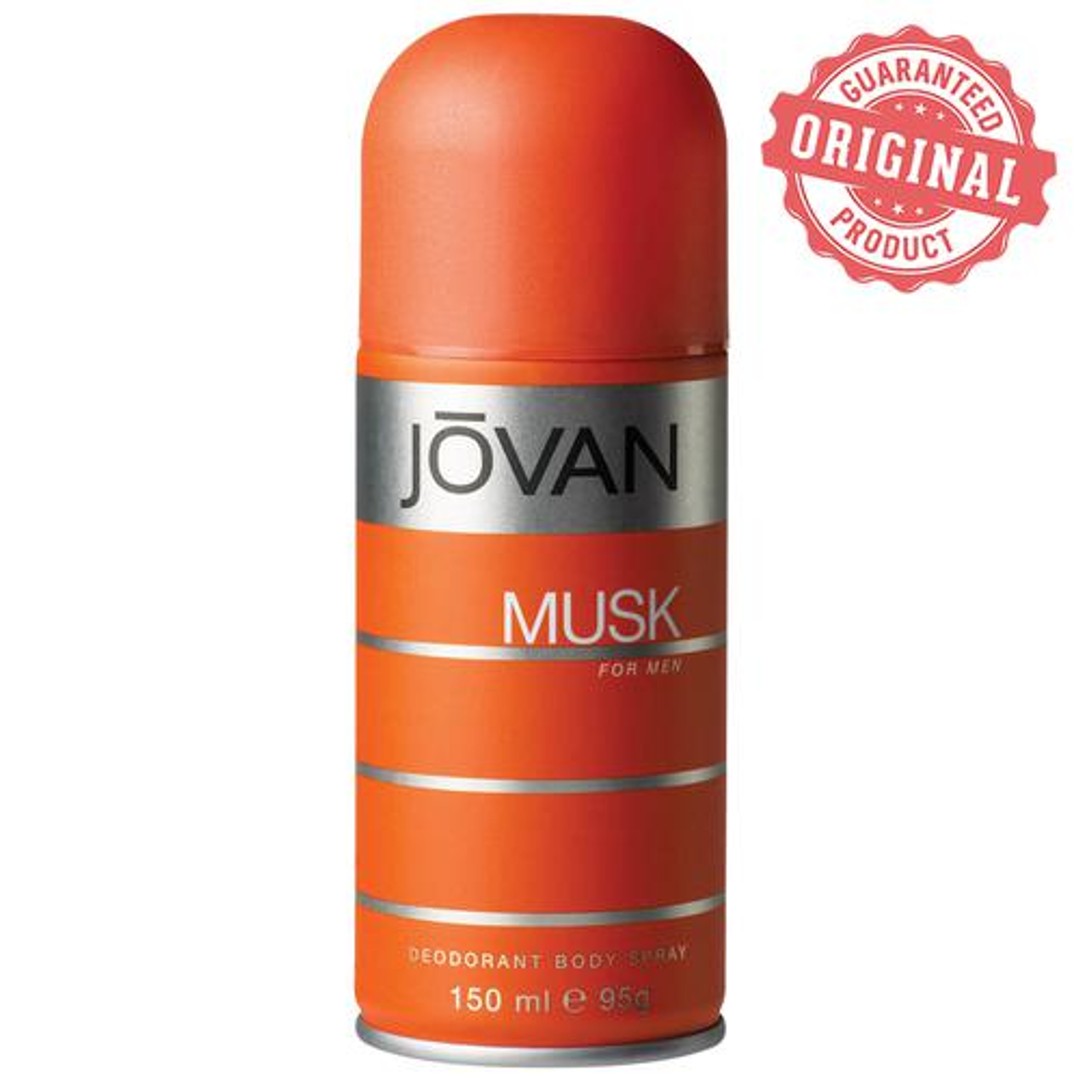 Buy Jovan Deodorant Body Spray Musk For Men 150 Ml Bottle Online At ...