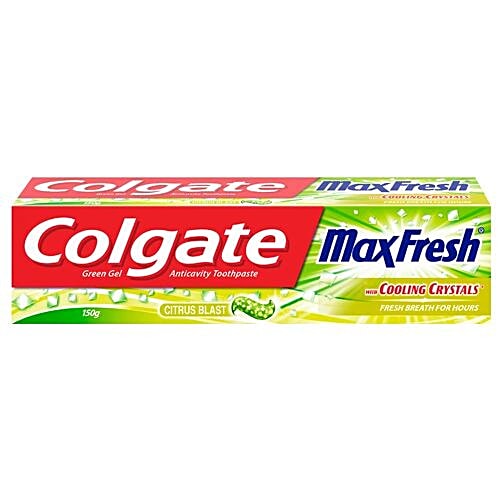 Buy Colgate Toothpaste Maxfresh Green Citrus Blast Gel 150 Gm Online At ...