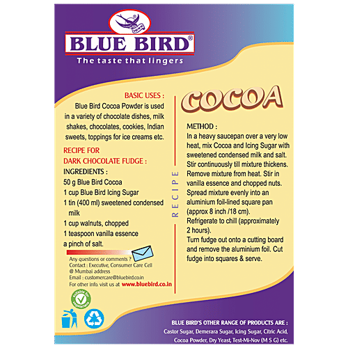 Buy Blue Bird Cocoa 50 Gm Carton Online at the Best Price of Rs 70 ...