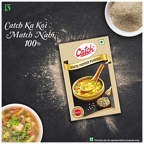 Buy Catch Powder White Pepper 100 Gm Carton Online At Best Price of Rs ...